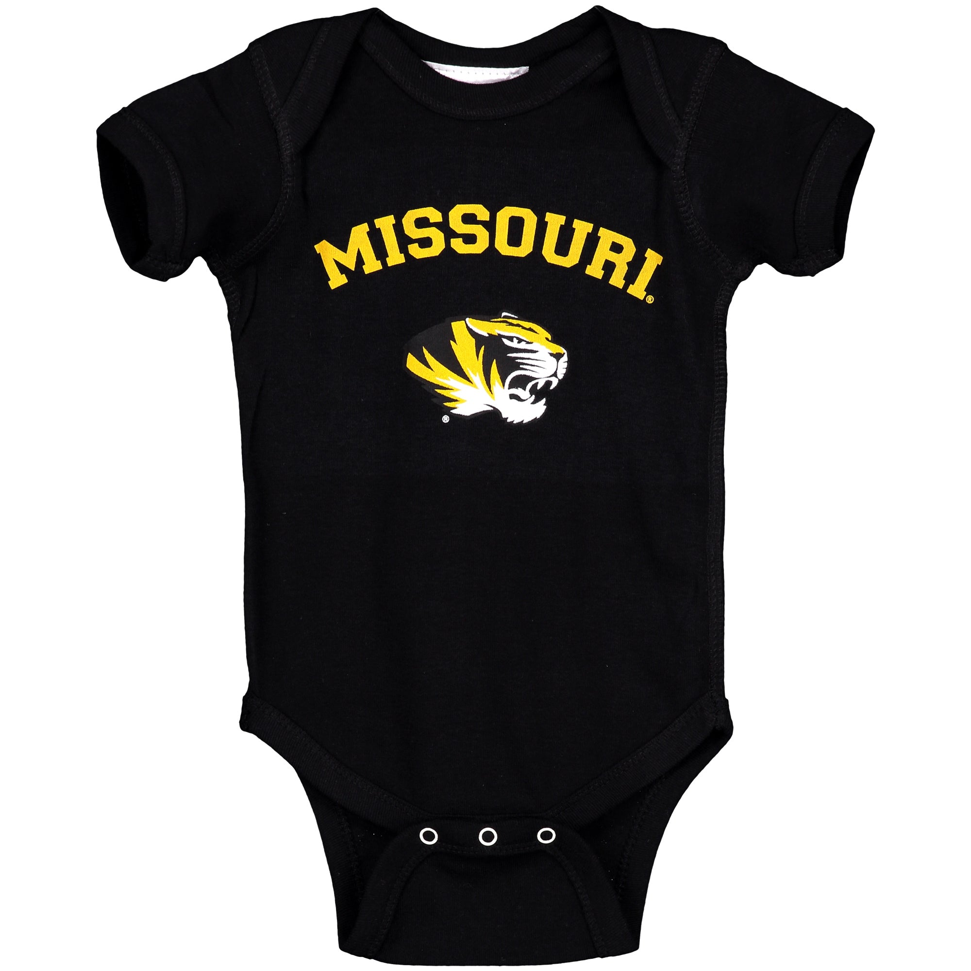 Infant Black Missouri Tigers Arch & Logo Bodysuit – Fan Day Nation