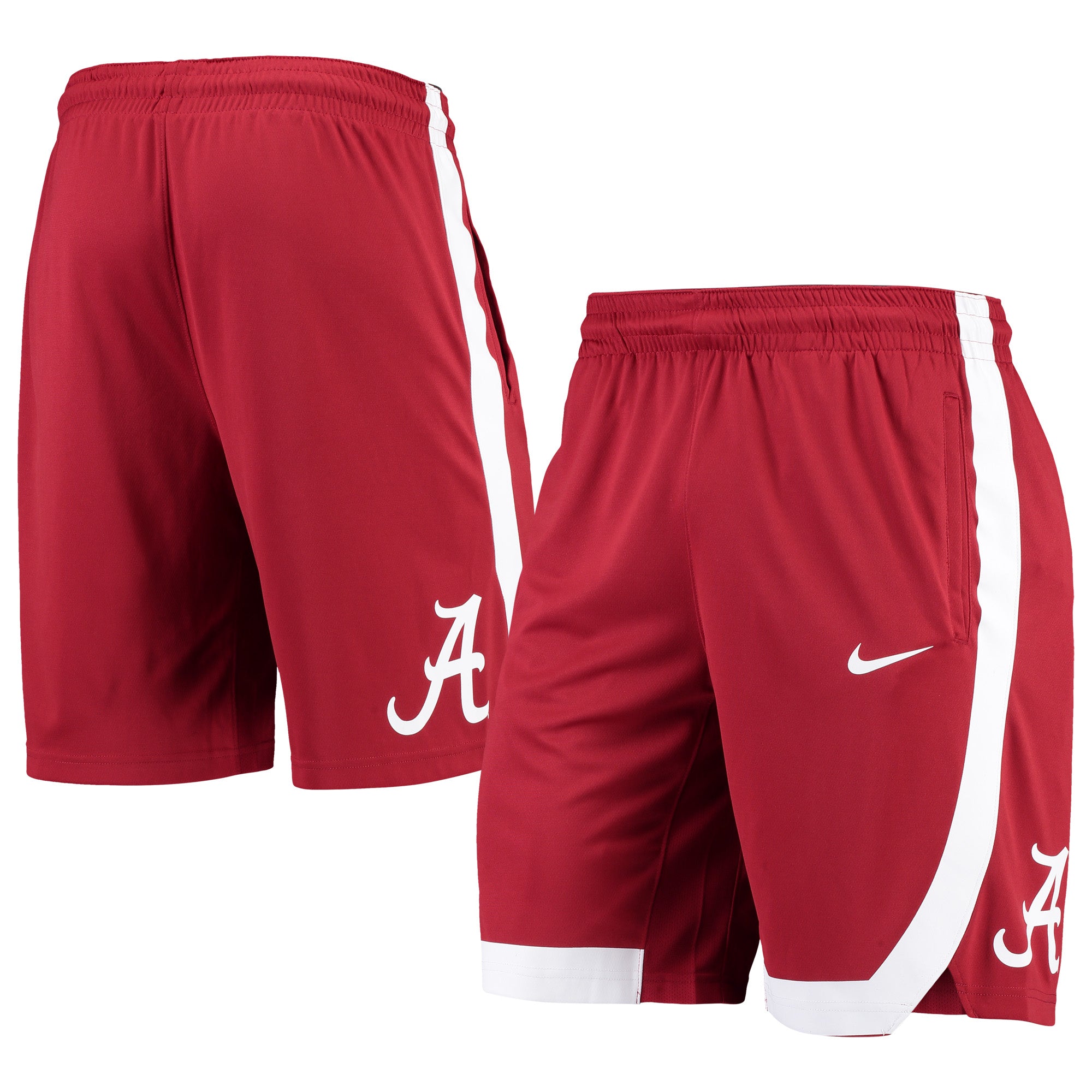 Men's Nike Crimson Alabama Crimson Tide Replica Team Basketball Shorts ...