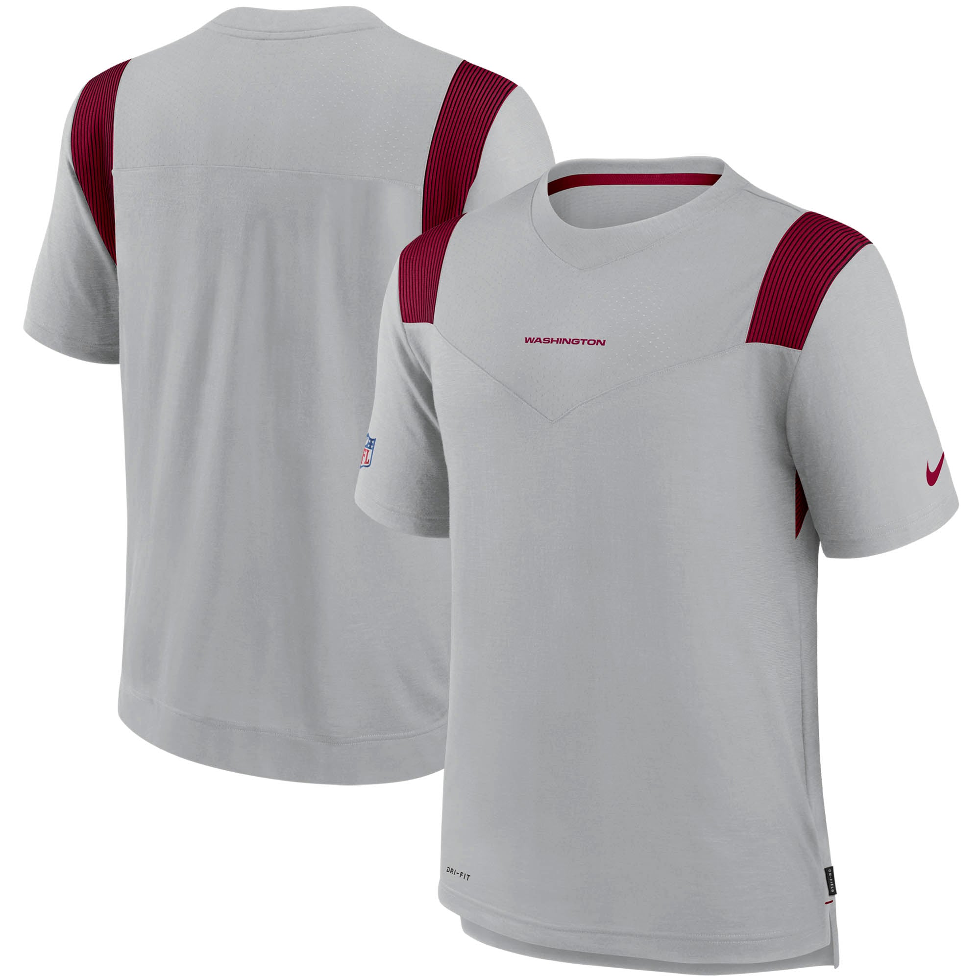 Men's Nike Gray Washington Football Team Sideline Player UV Performanc ...