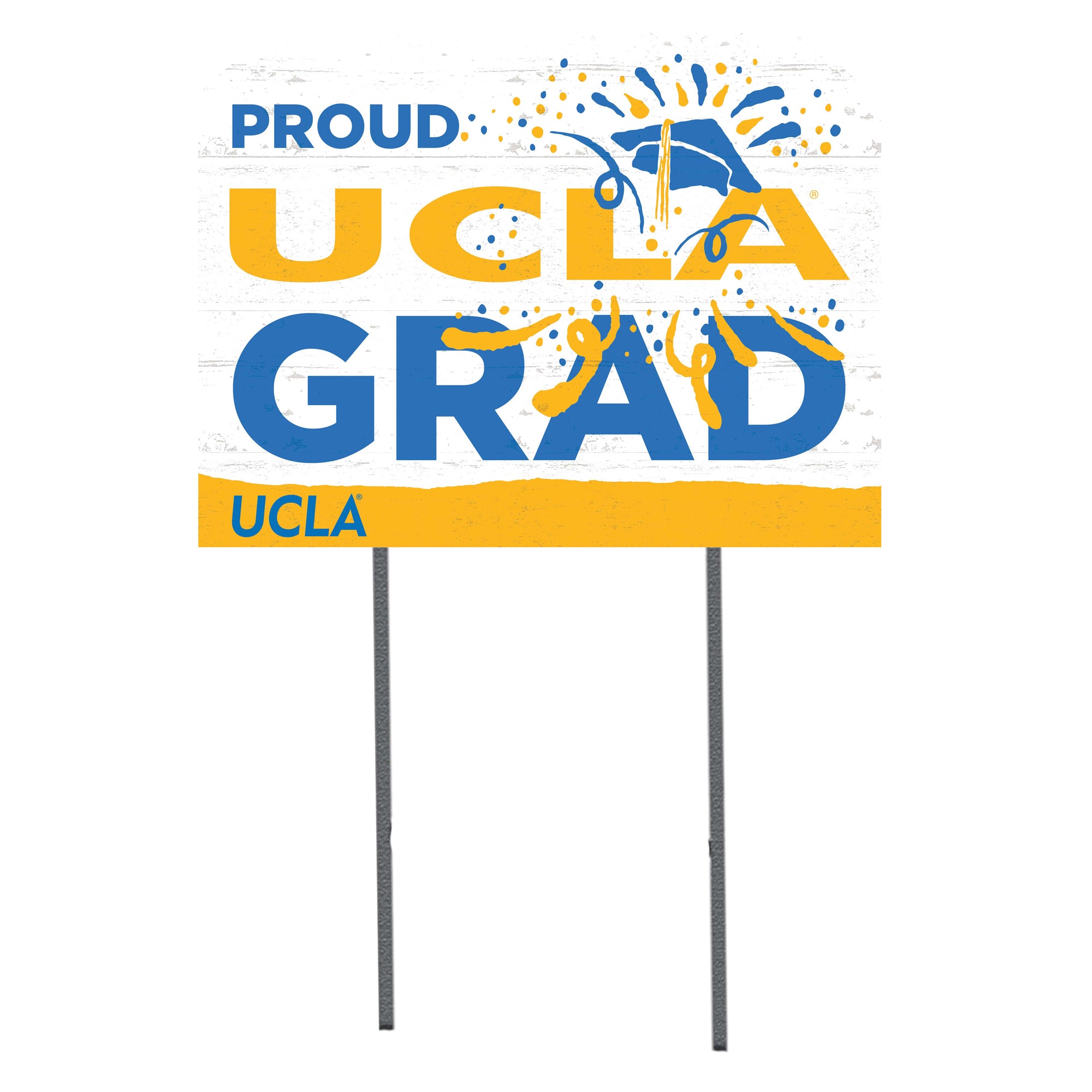 UCLA Bruins 18'' x 24'' Proud Grad Yard Sign – Fan Day Nation