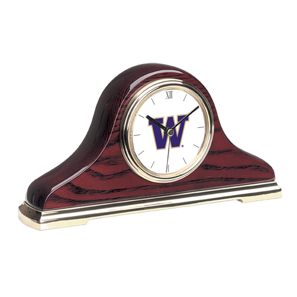 Washington Huskies Primary Team Logo Mantle Clock – Fan Day Nation